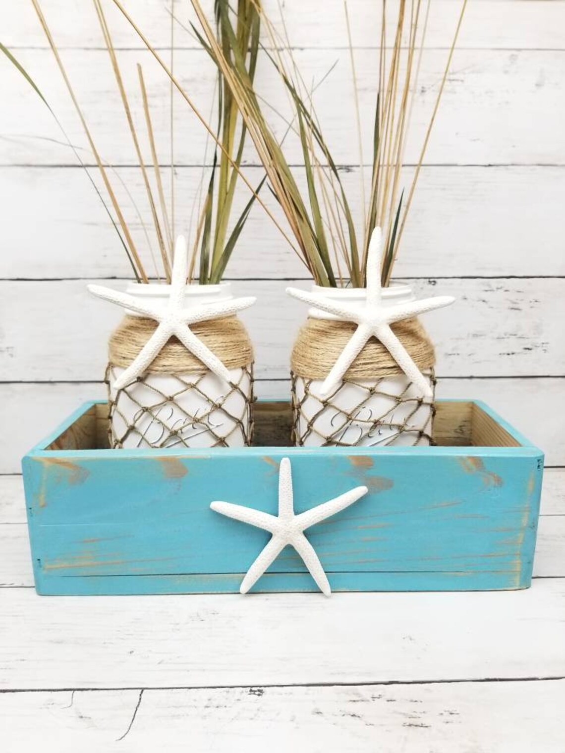 Coastal Centerpiece Coastal Decor Rustic Coastal | Etsy