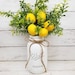 Lemon Mason Jar Centerpiece: Farmhouse Kitchen Decor - Etsy