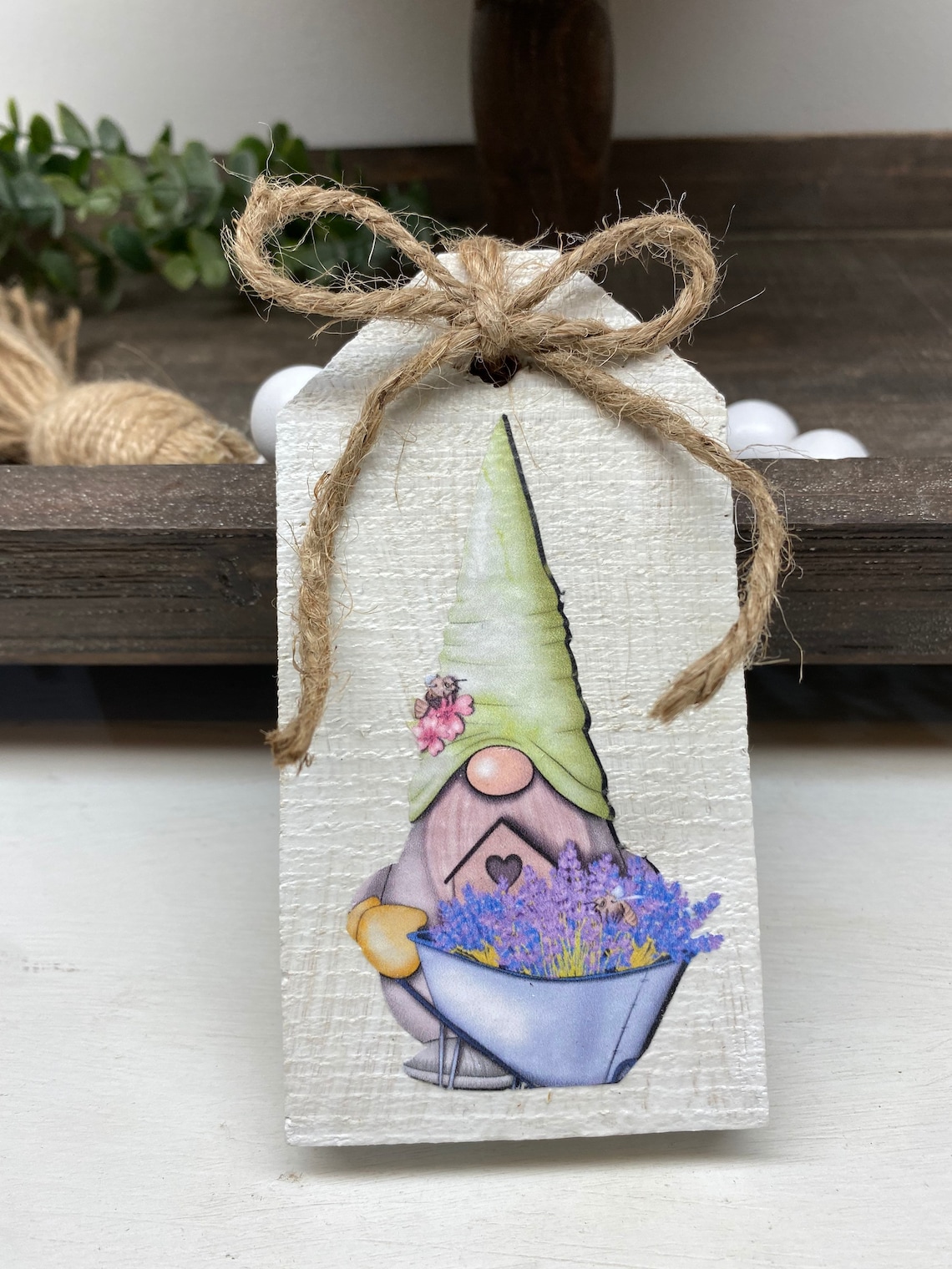 Spring Arrangement Lavender Tiered Tray Decor Tier Tray - Etsy