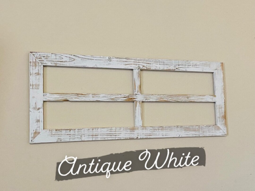 Reclaimed Wood Window Frame: Farmhouse Wall Decor - Etsy