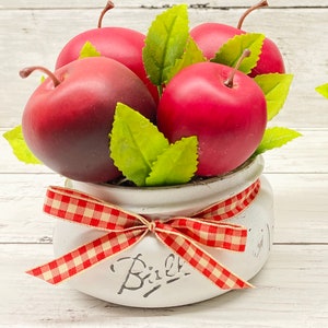 Fall Decor, Apple Centerpiece, Apple Decor, Apple Tiered Tray Decor ...