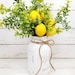 Lemon Mason Jar Centerpiece: Farmhouse Kitchen Decor - Etsy