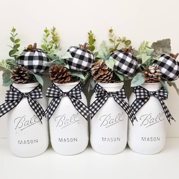 Buffalo Check Pumpkin - Etsy