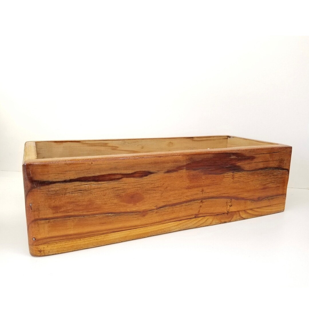 Wood Planter Box, Rustic Planter Box, Herb Garden Box, Indoor Planter ...