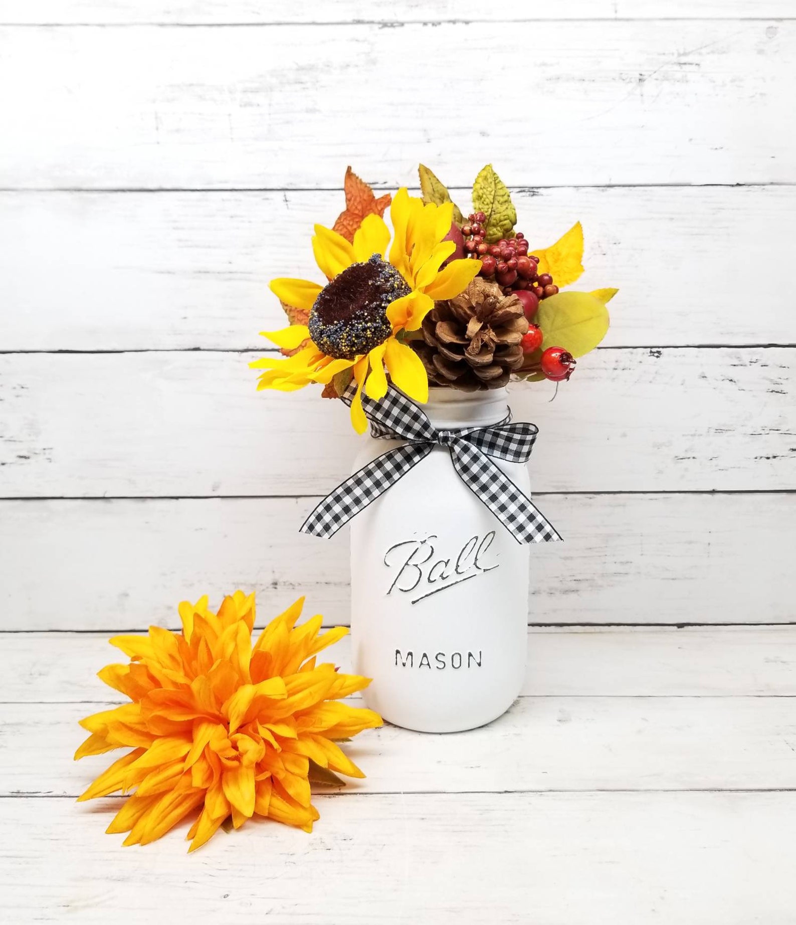 Fall Centerpiece Sunflower Centerpiece Fall Decor Fall - Etsy