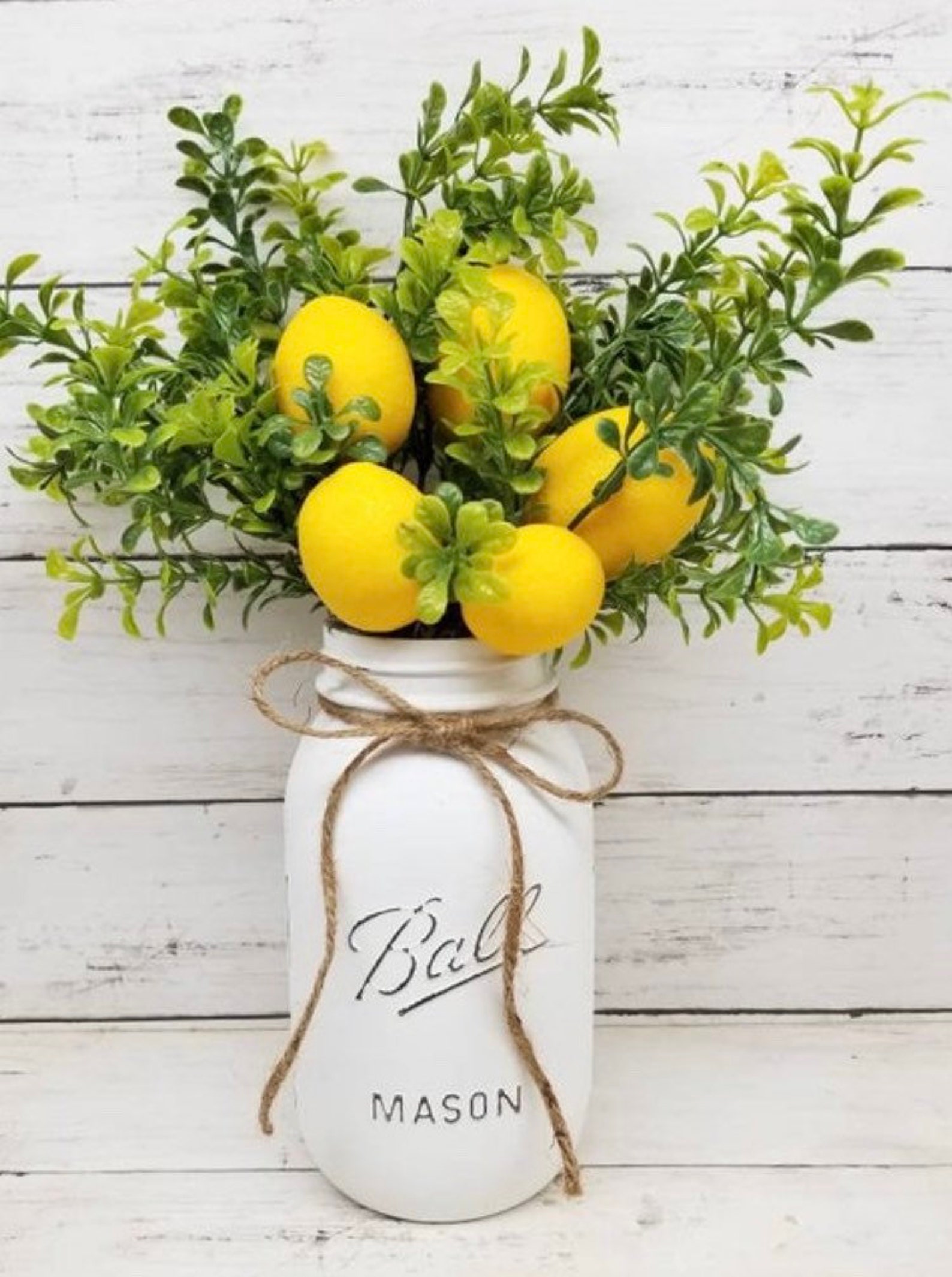 Lemon Centerpiece Lemon Kitchen Decor Lemon Bridal Shower - Etsy