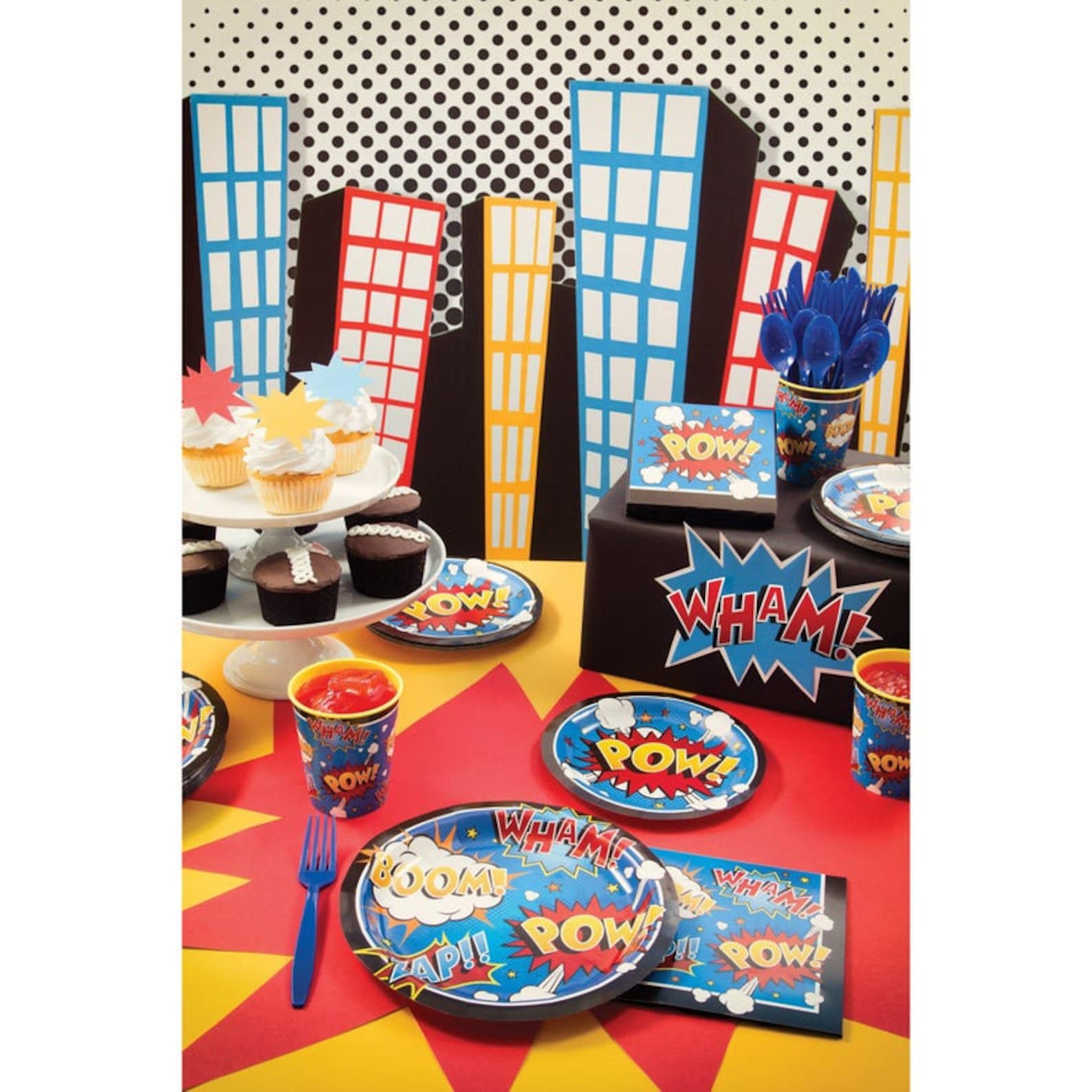 Superhero Tablecloth Superhero Party Superhero Table - Etsy
