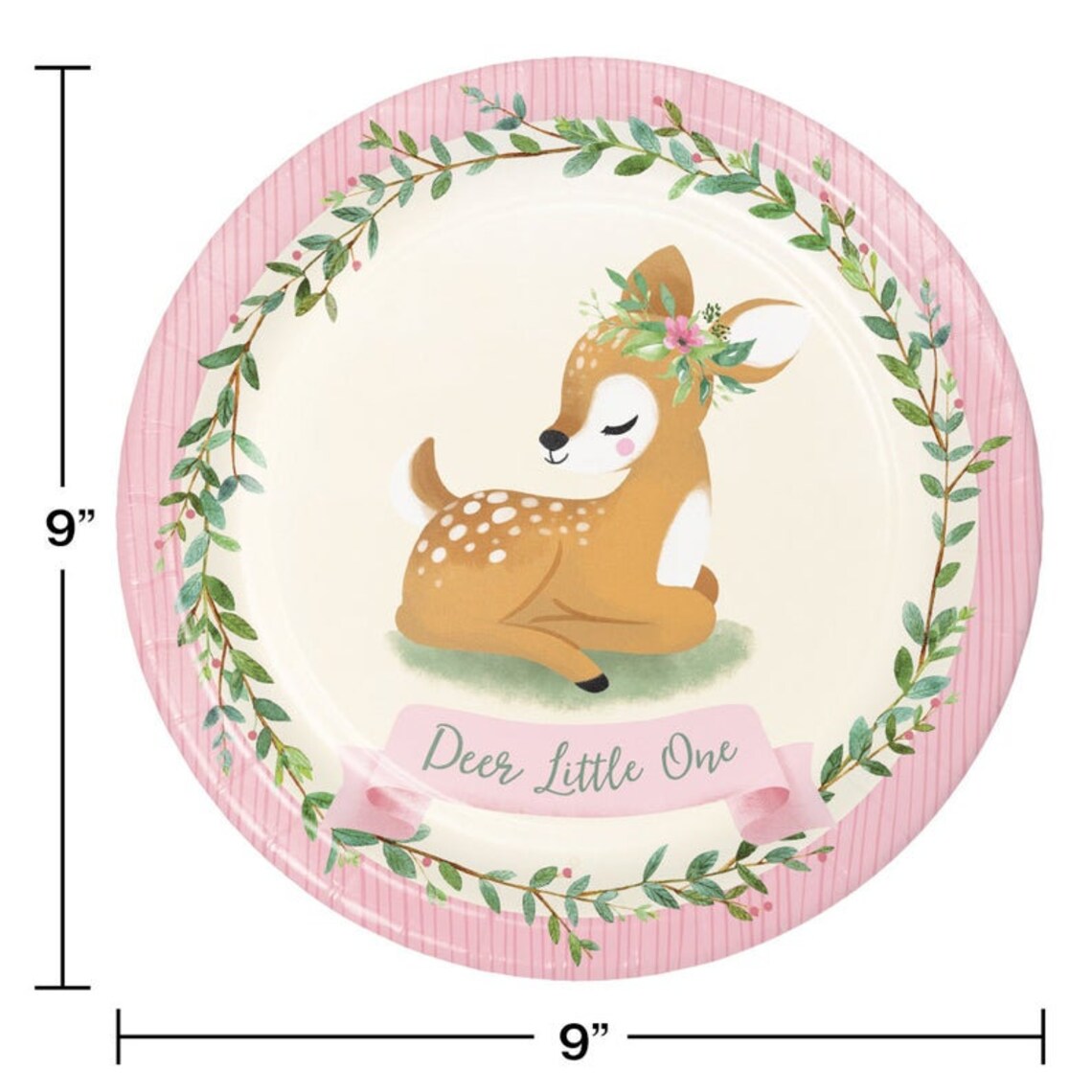 Deer Party Plates Deer Plates Baby Shower Birthday Our - Etsy