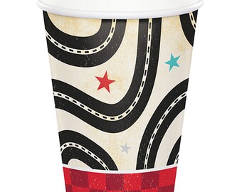 Vintage Race Car Paper Napkins, 24 Ct Race Car Party Tableware Vehicle ...