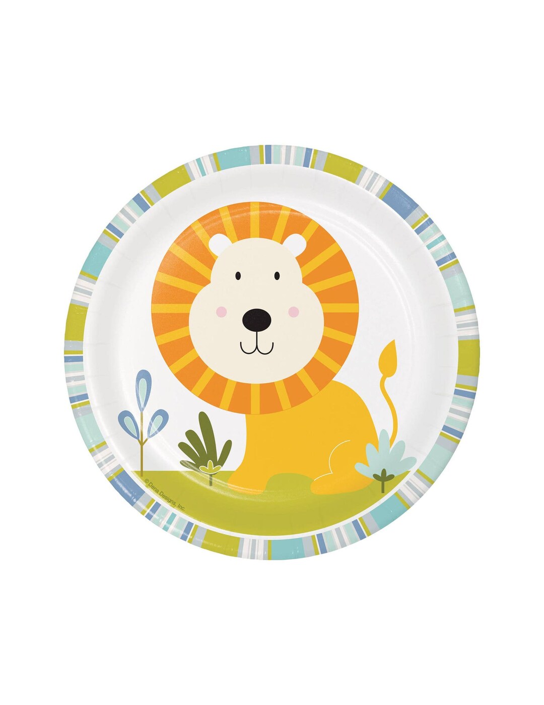 Safari Party Plates, Lion Cake Plates, Party Supplies, - Etsy