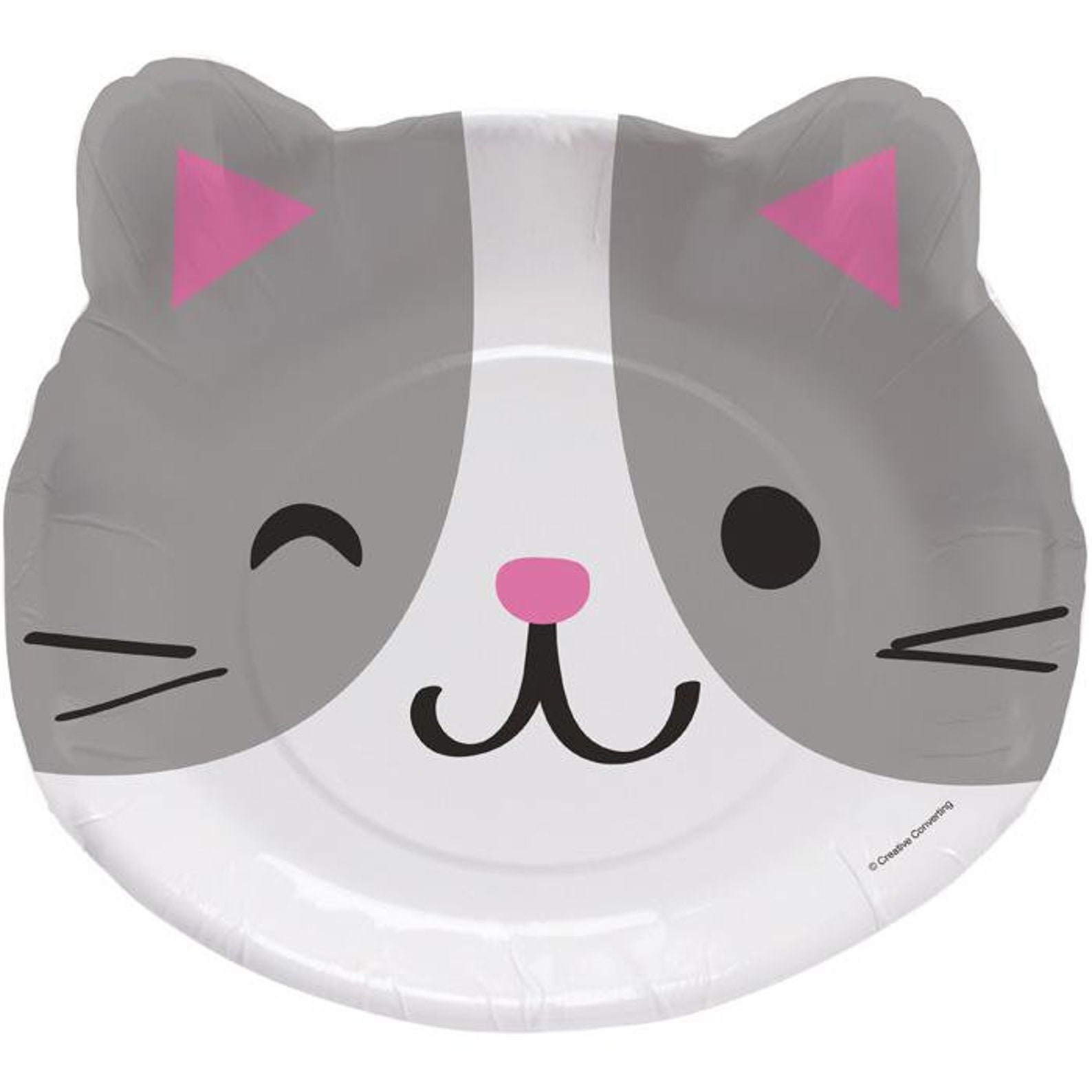 Cat Shaped Plates Cat Birthday Kitty Baby Shower - Etsy