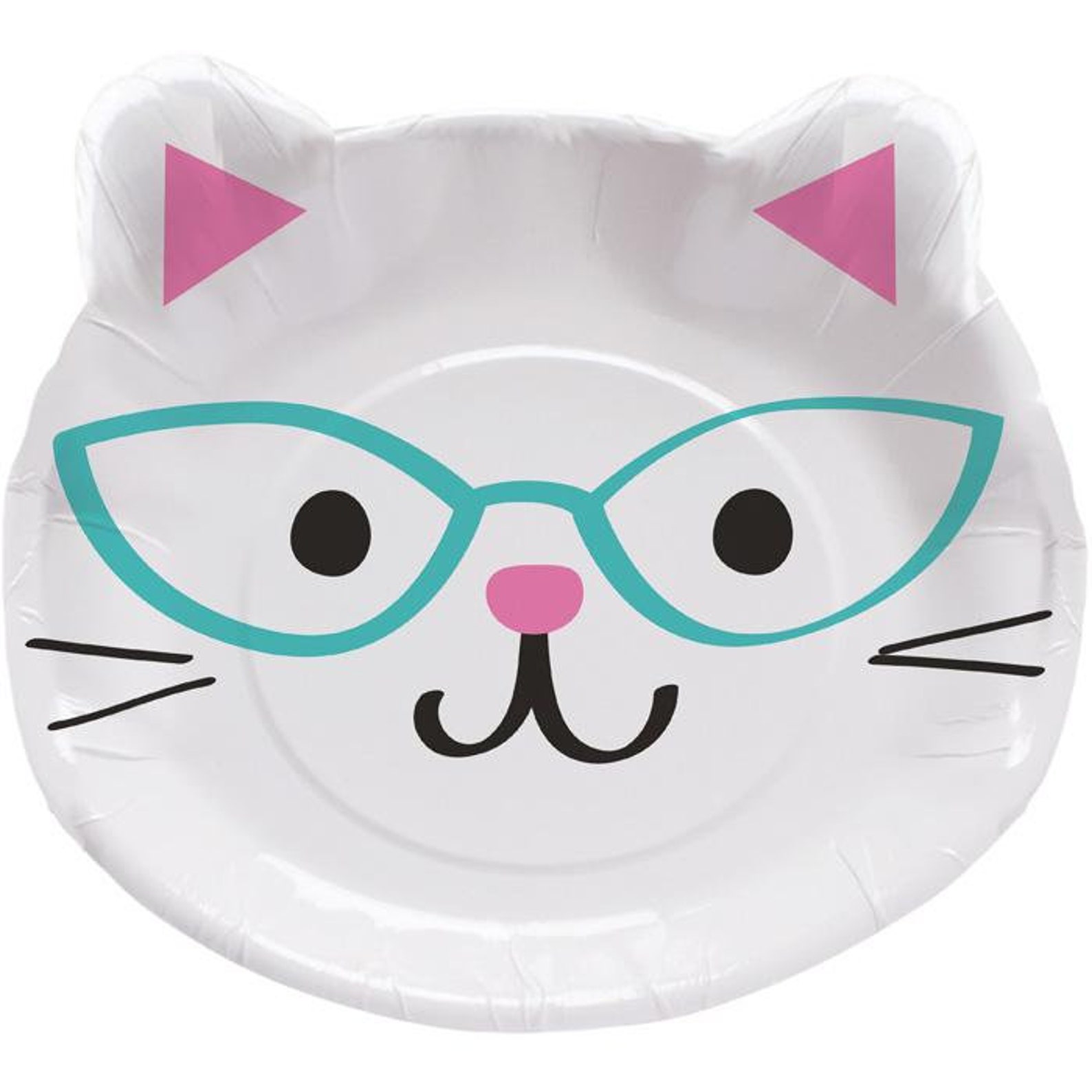 Cat Shaped Plates Cat Birthday Kitty Baby Shower - Etsy