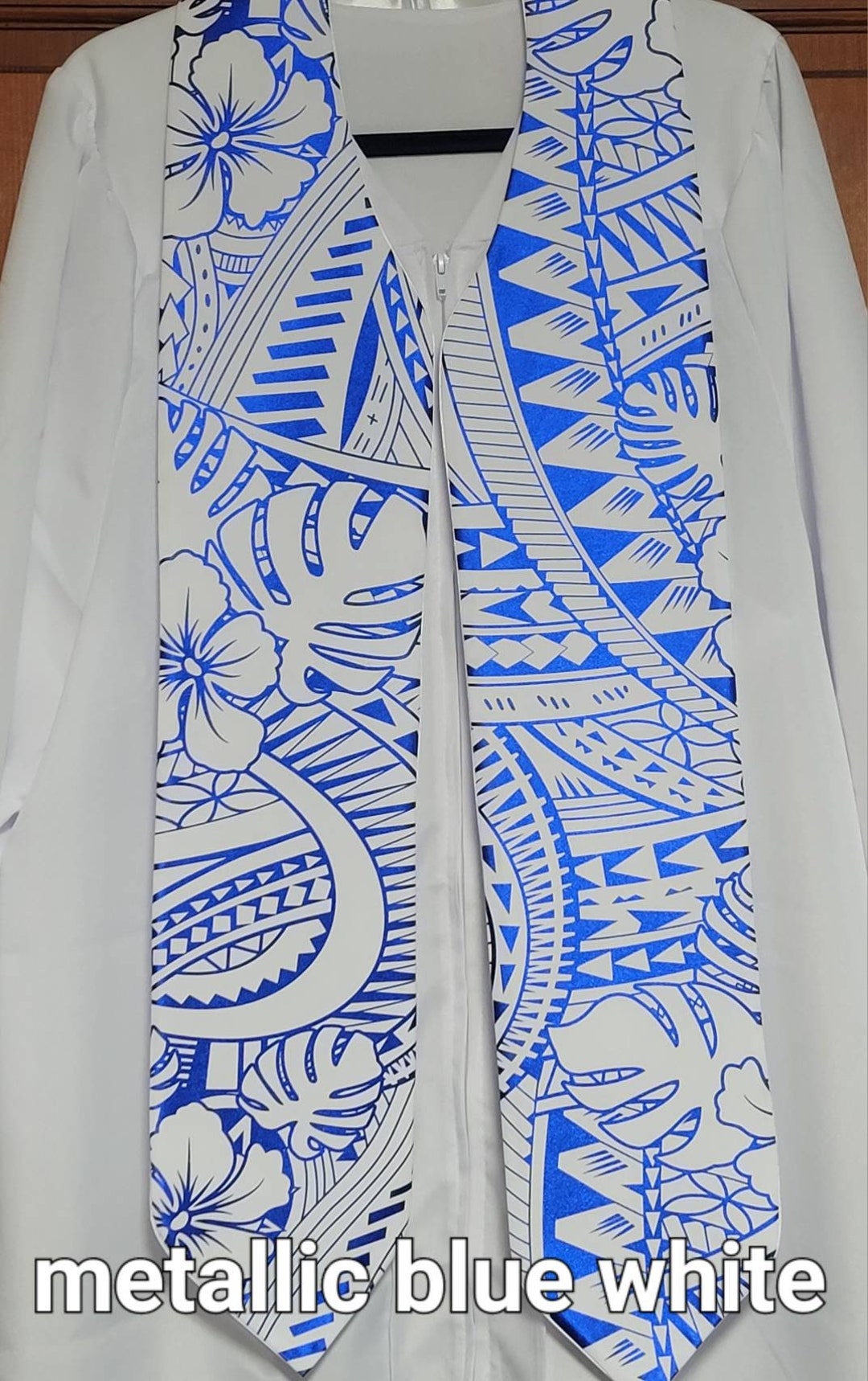 Handmade Metallic Polynesian Graduation Stole - Etsy