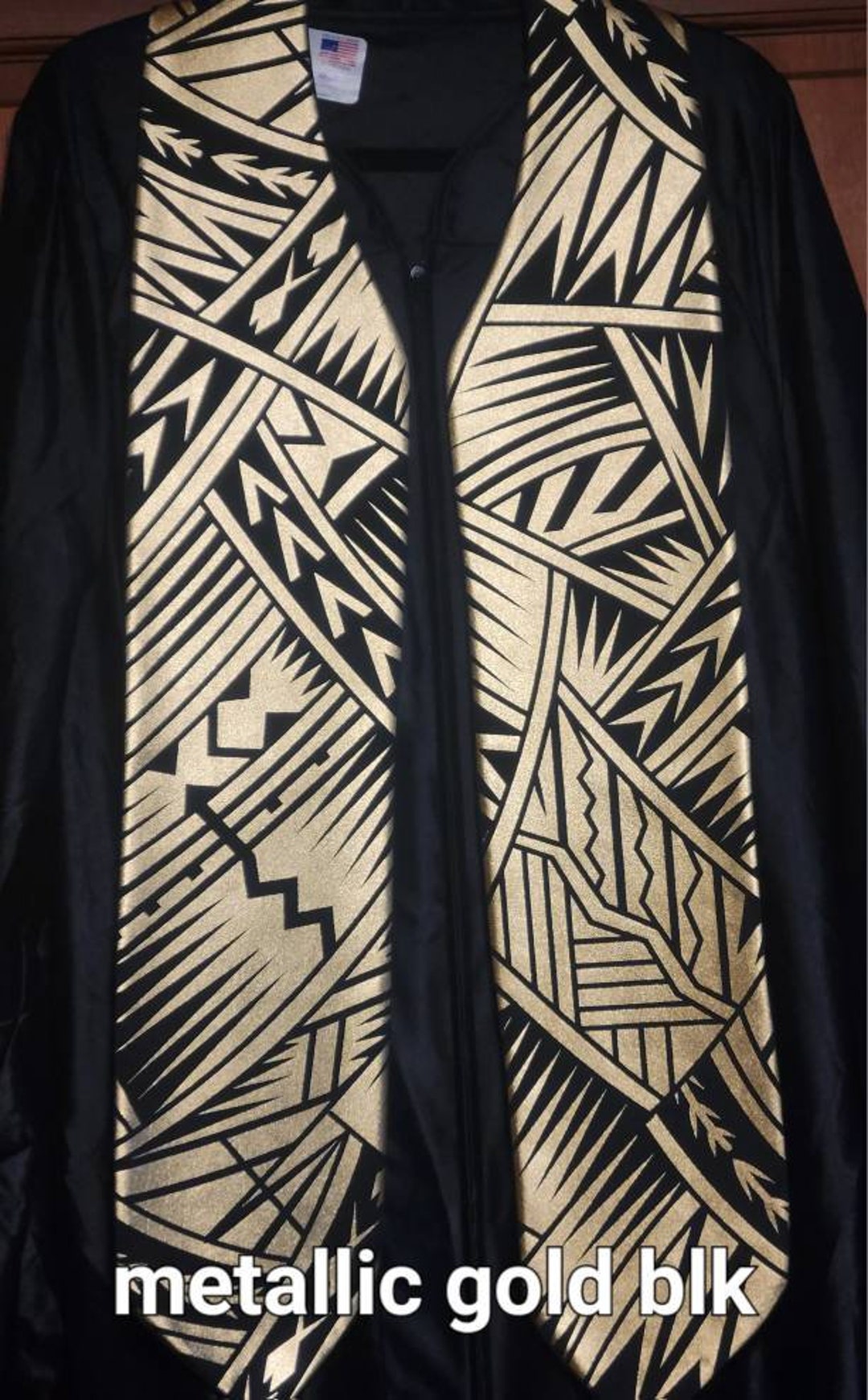 Handmade Polynesian Graduation Stole Metallic - Etsy