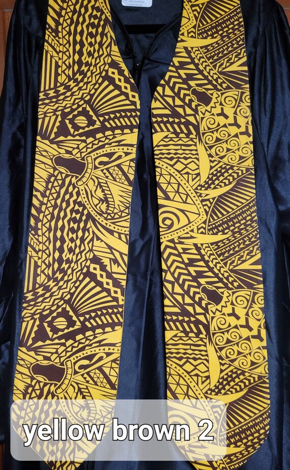 Polynesian Graduation Stole - Etsy