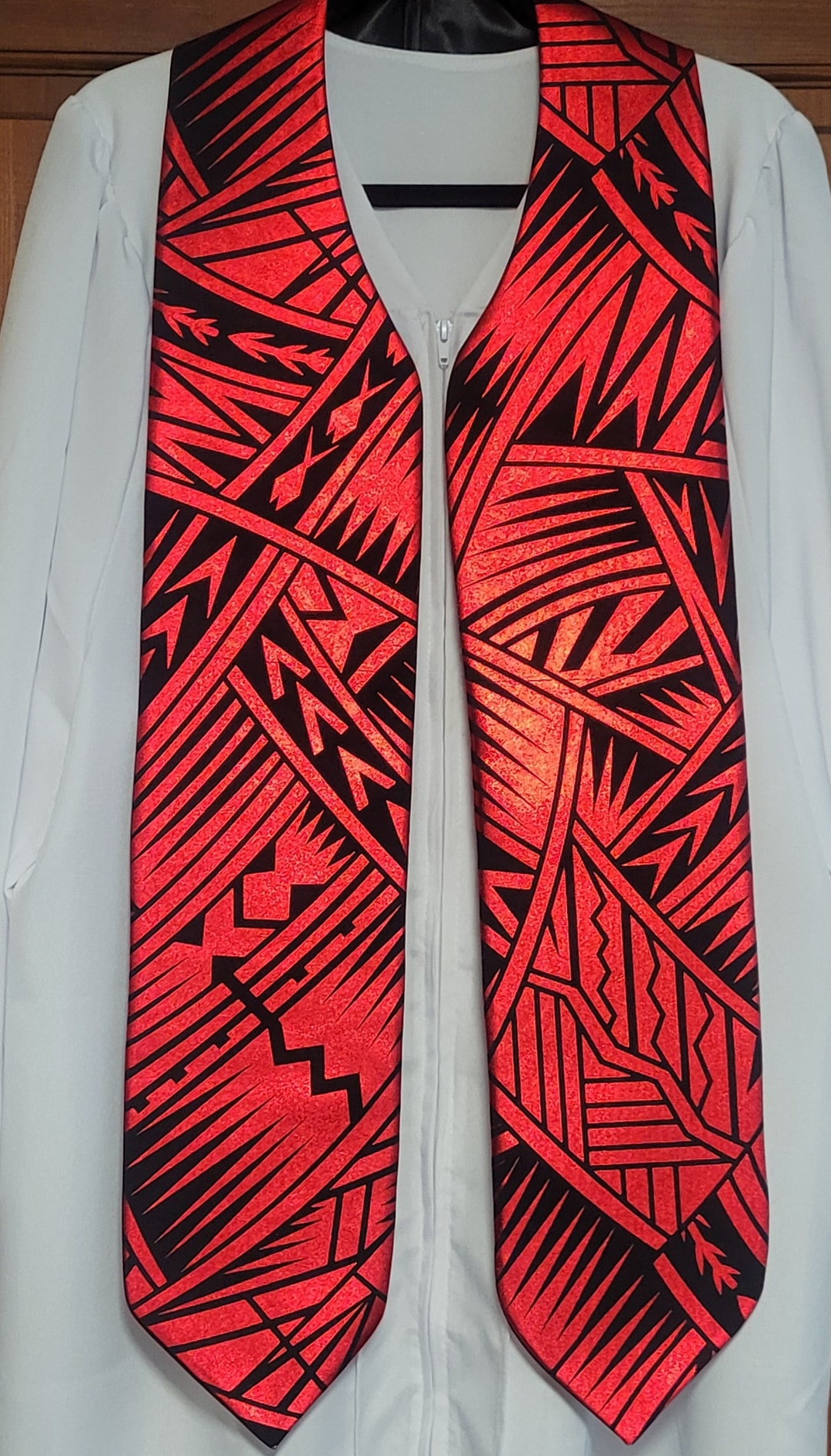 Handmade Metallic Polynesian Graduation Stole - Etsy