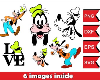 Goofy svg | Etsy