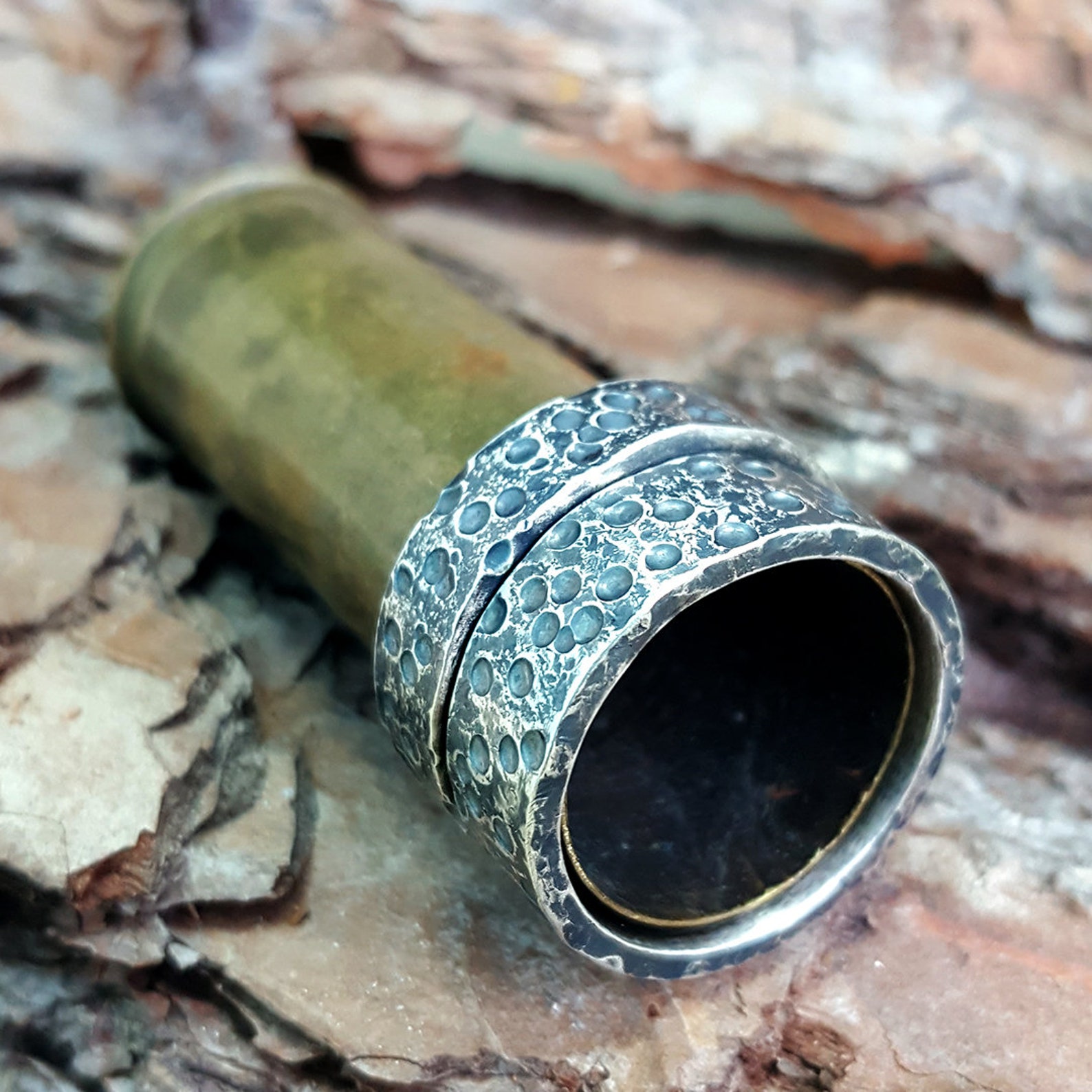 Gunshot Wedding Rings Set Shotgun Rings Smooth Barrel Silver - Etsy