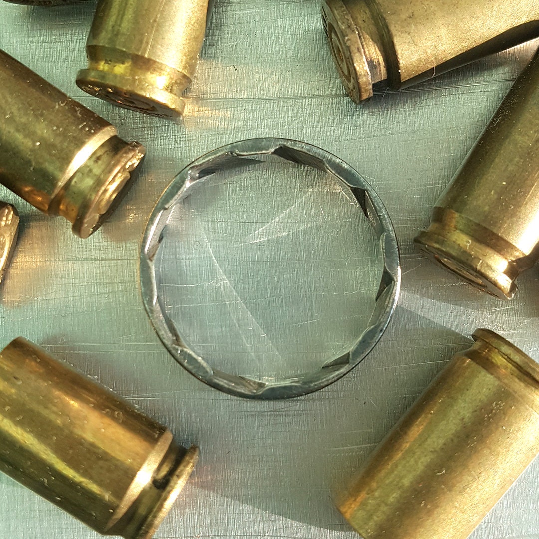 Gun Barrel Ring Traditioneller Ring aus oxidiertem Silber - Etsy.de