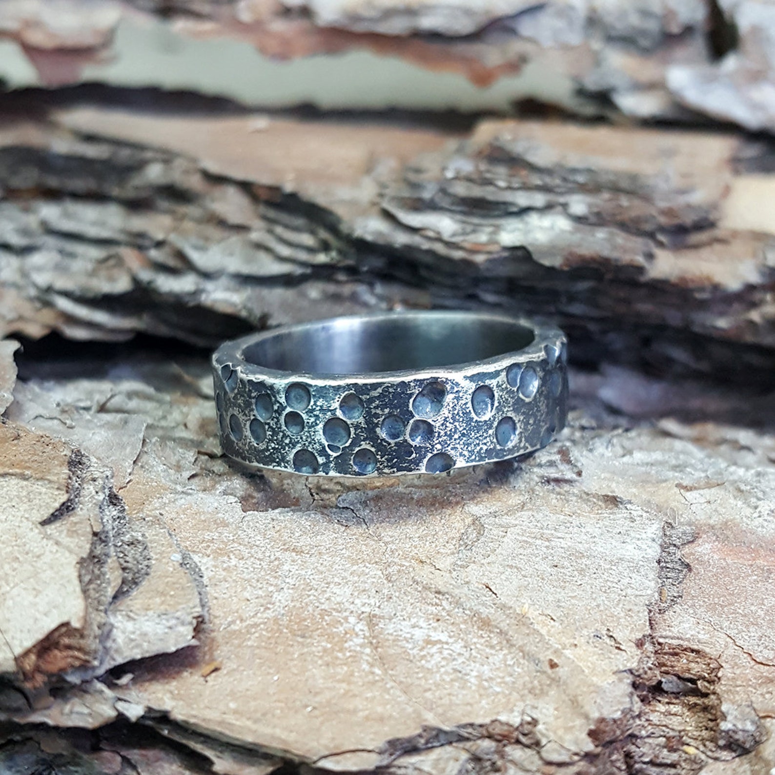 Gunshot Ring Shotgun Ring Smooth Barrel Silver Ring Hunter - Etsy