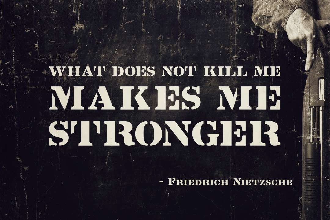 Nietzsche Quote Poster, Famous Military Motivational Quote Print ...
