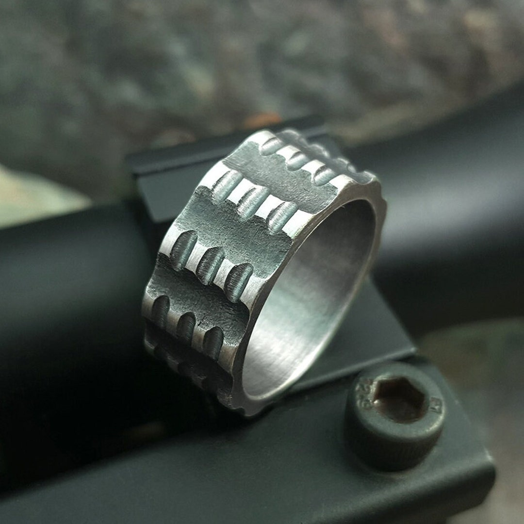 Marksman High Master Ring, Sharpshooter Ring, Hunting Ring, Serrated ...