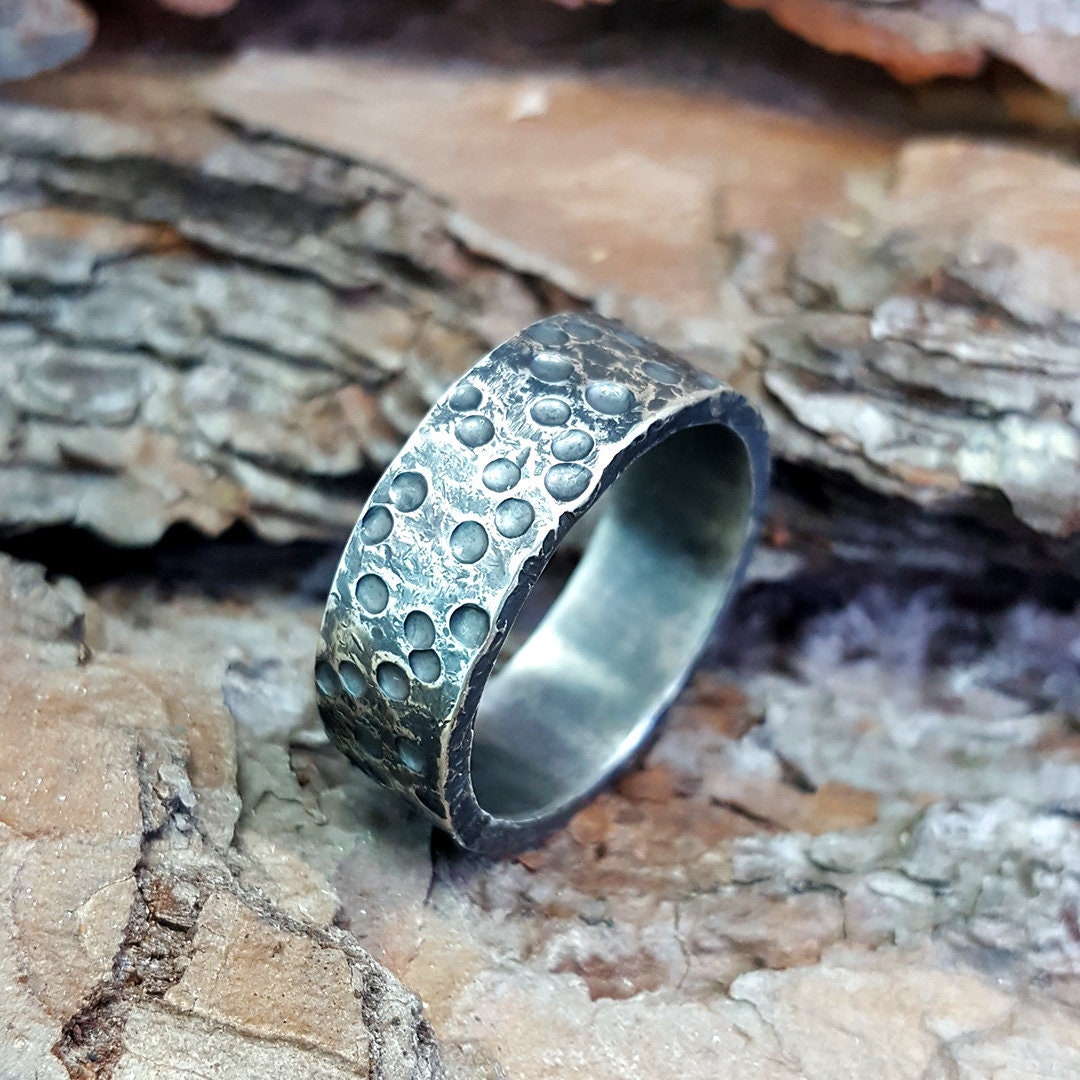 Gunshot Ring, Shotgun Ring, Smooth Barrel Silver Ring, Hunter Wedding ...