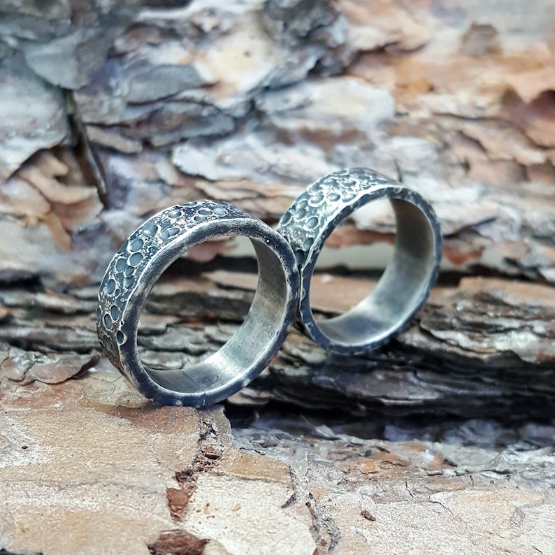 Gunshot Wedding Rings Set Shotgun Rings Smooth Barrel Silver - Etsy