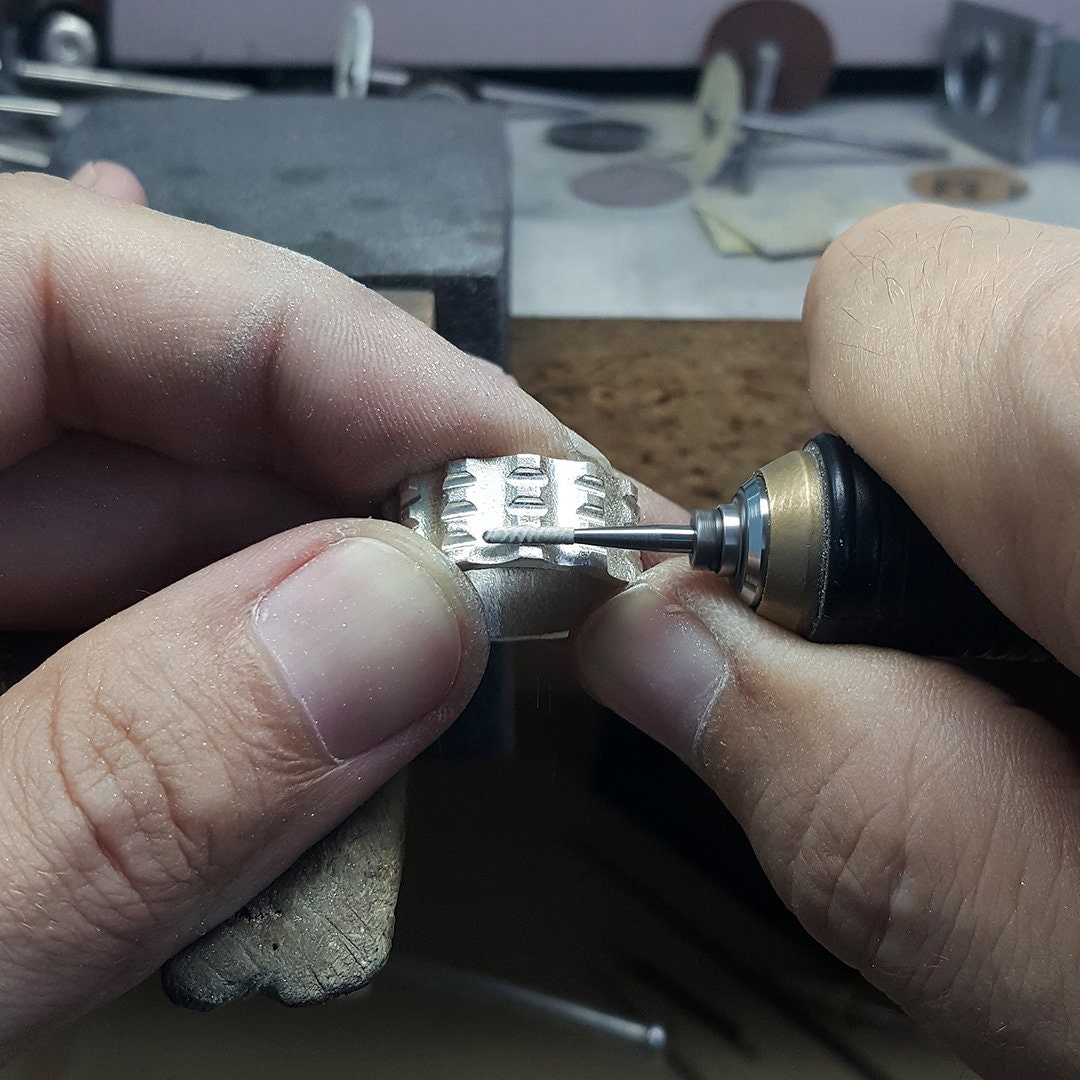 Marksman High Master Ring, Sharpshooter Ring, Hunting Ring, Serrated ...