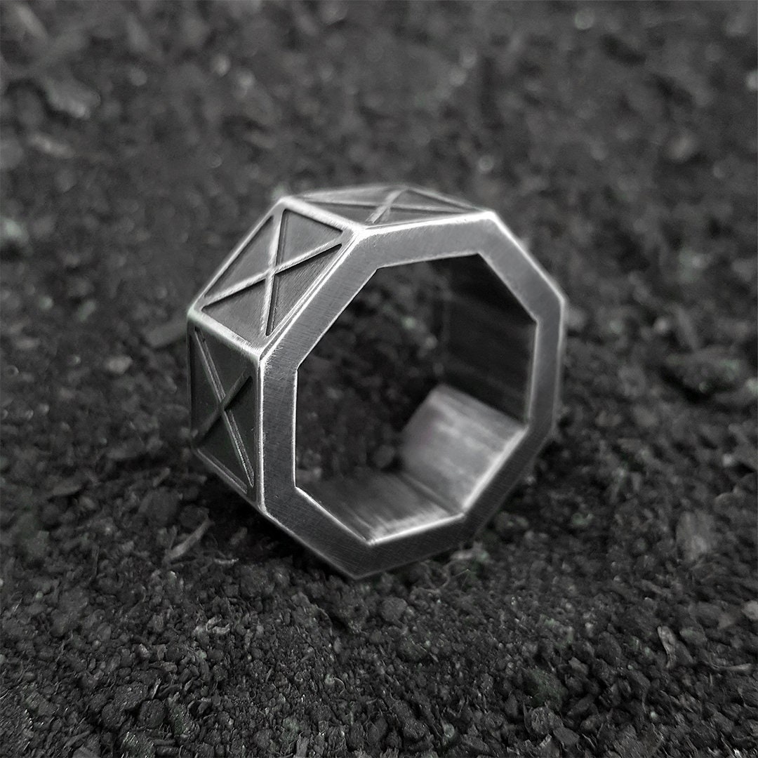 Hummer Ring, Heavy Military Silver Band, Military Hummer Drivers Ring ...