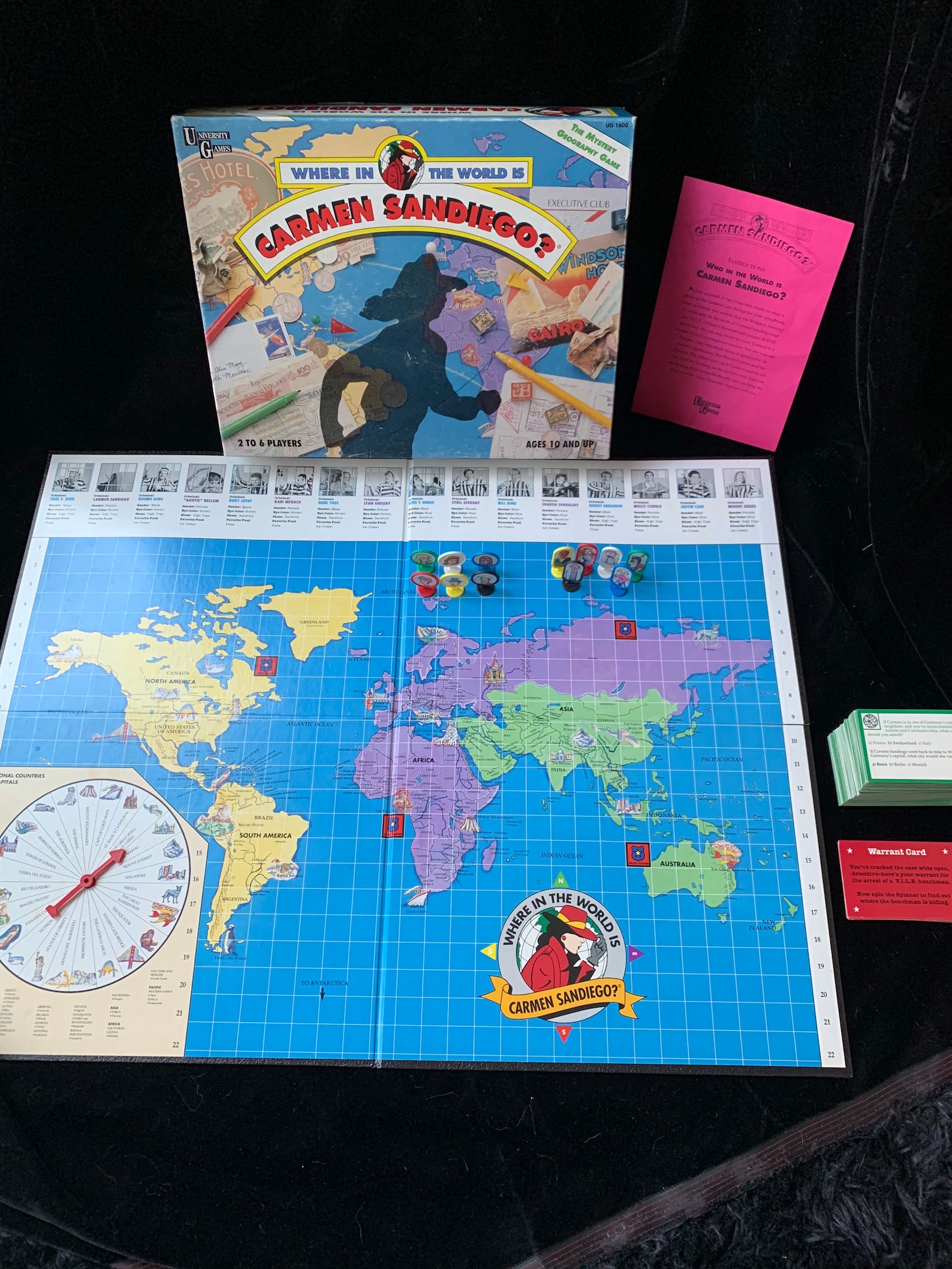 Where in the World is Carmen Sandiego Board Game - Etsy