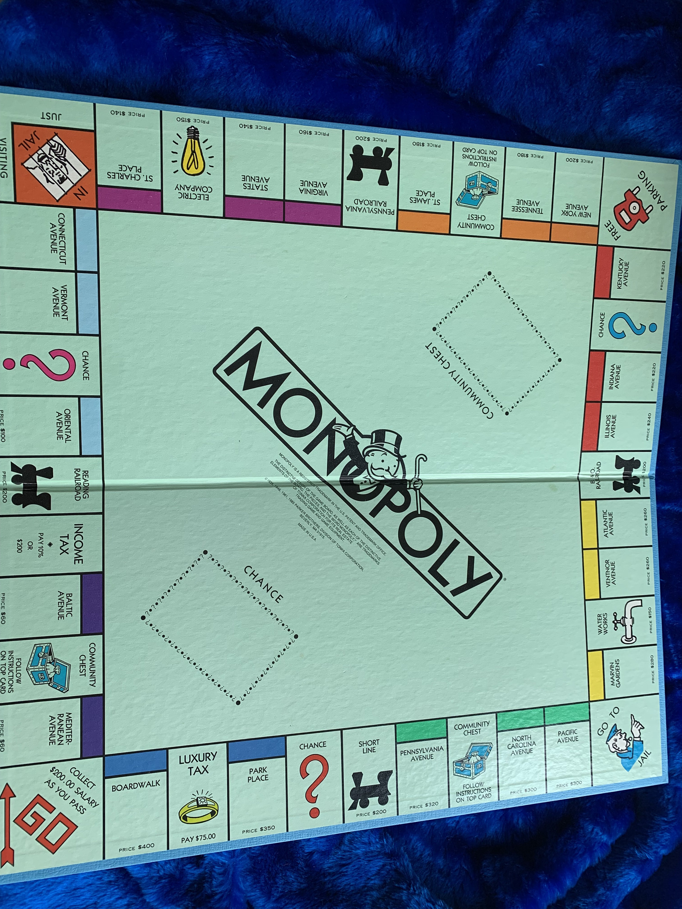 1985 Monopoly Game - Etsy