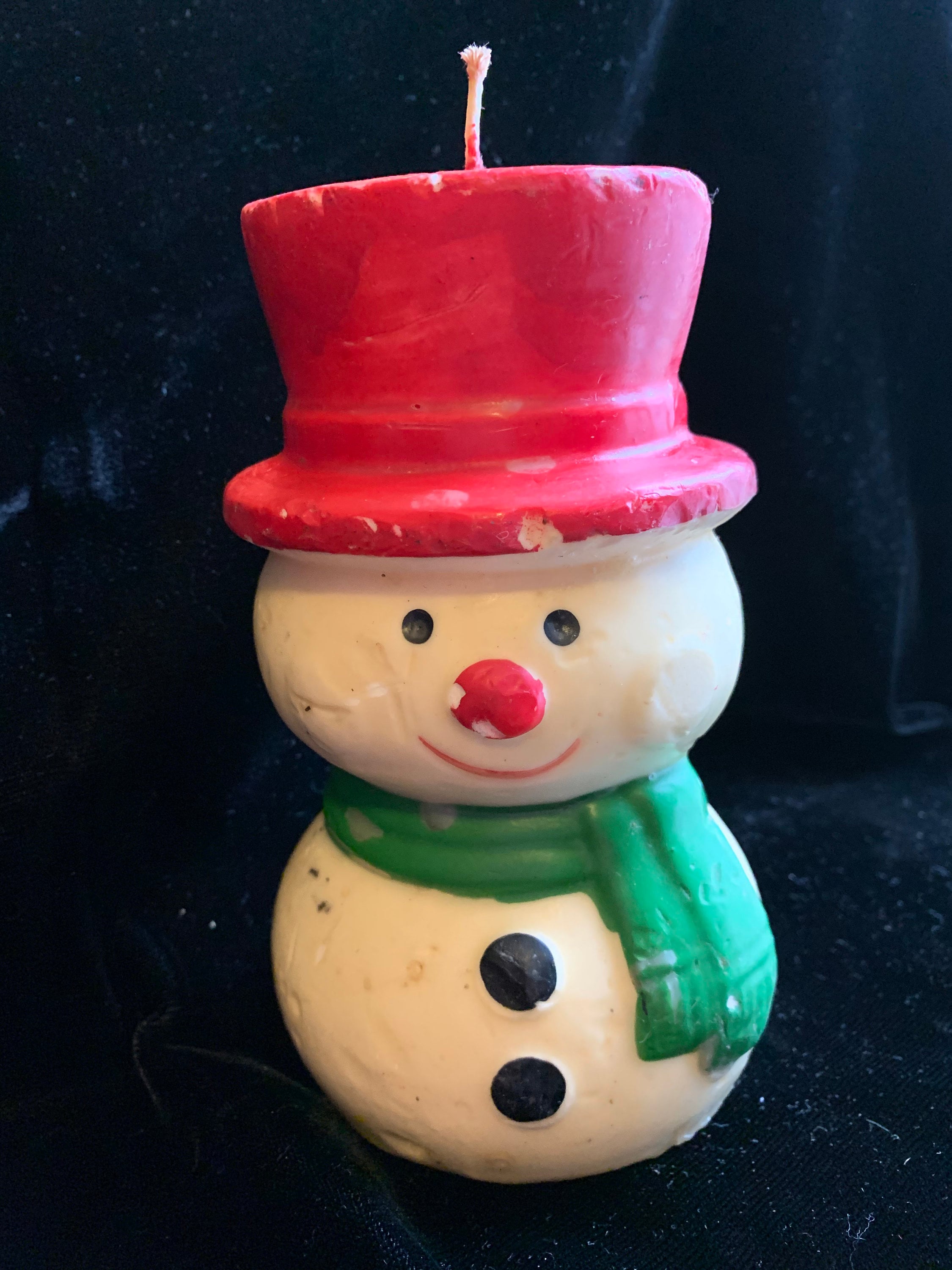 Vintage Snowman Candle - Etsy