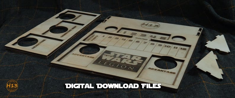 Star Wars Legion Dashboard Tracker, Lightburn Design Plans - Etsy