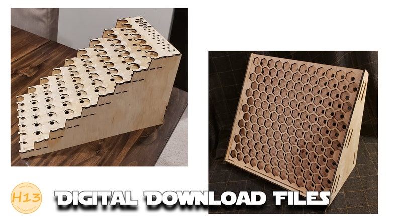Laser Cut Hobby Paint Storage Rack, (lightburn and SVG) Design Plans - Etsy