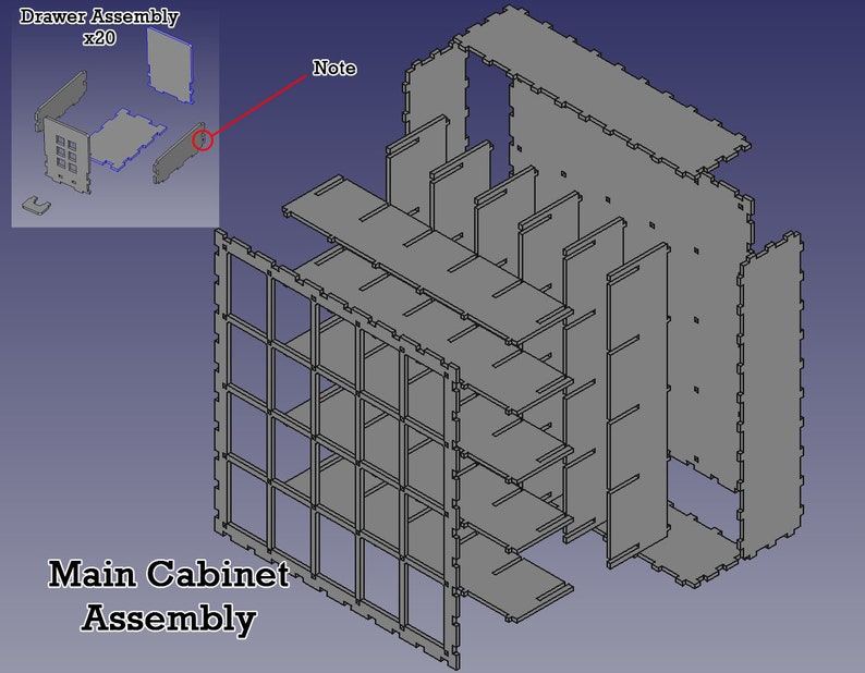 Laser Cut Hobby Paint Storage Rack (apothecary Style), Lightburn Design ...