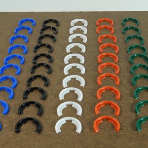 Wargame Widgets, Bolt Action Unit Faction Markers, (color Set 1) (50 ...