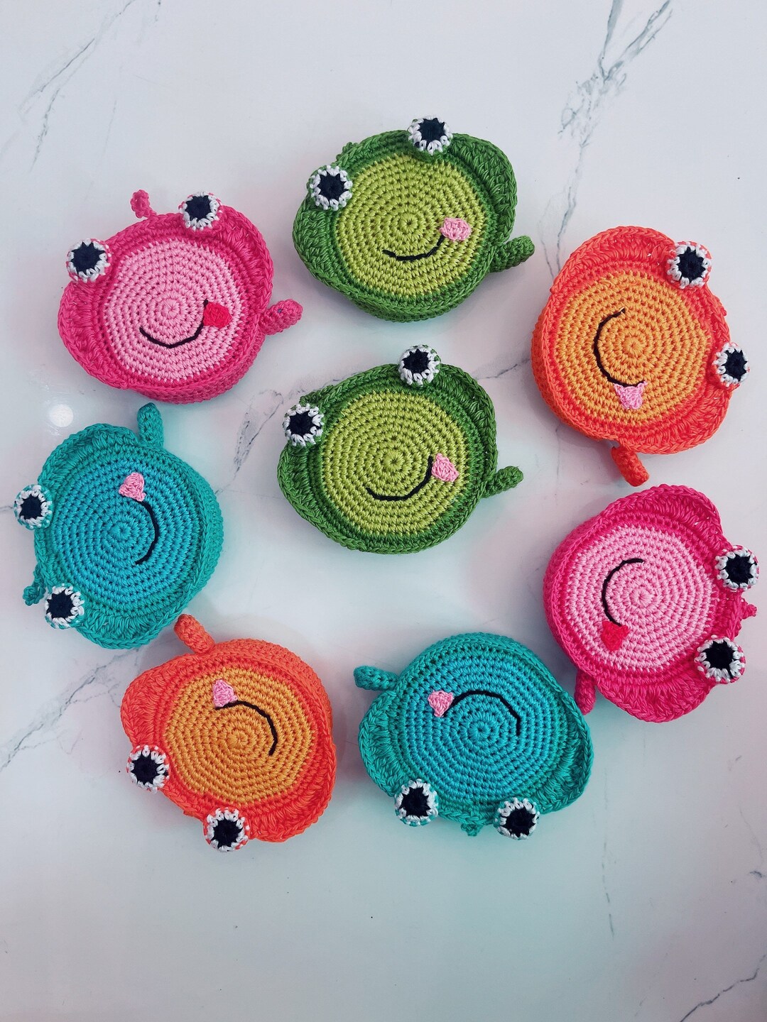 Crochet Frog, Frog Ruler, Animal Tape Measure, Unique Gift, Gift for ...