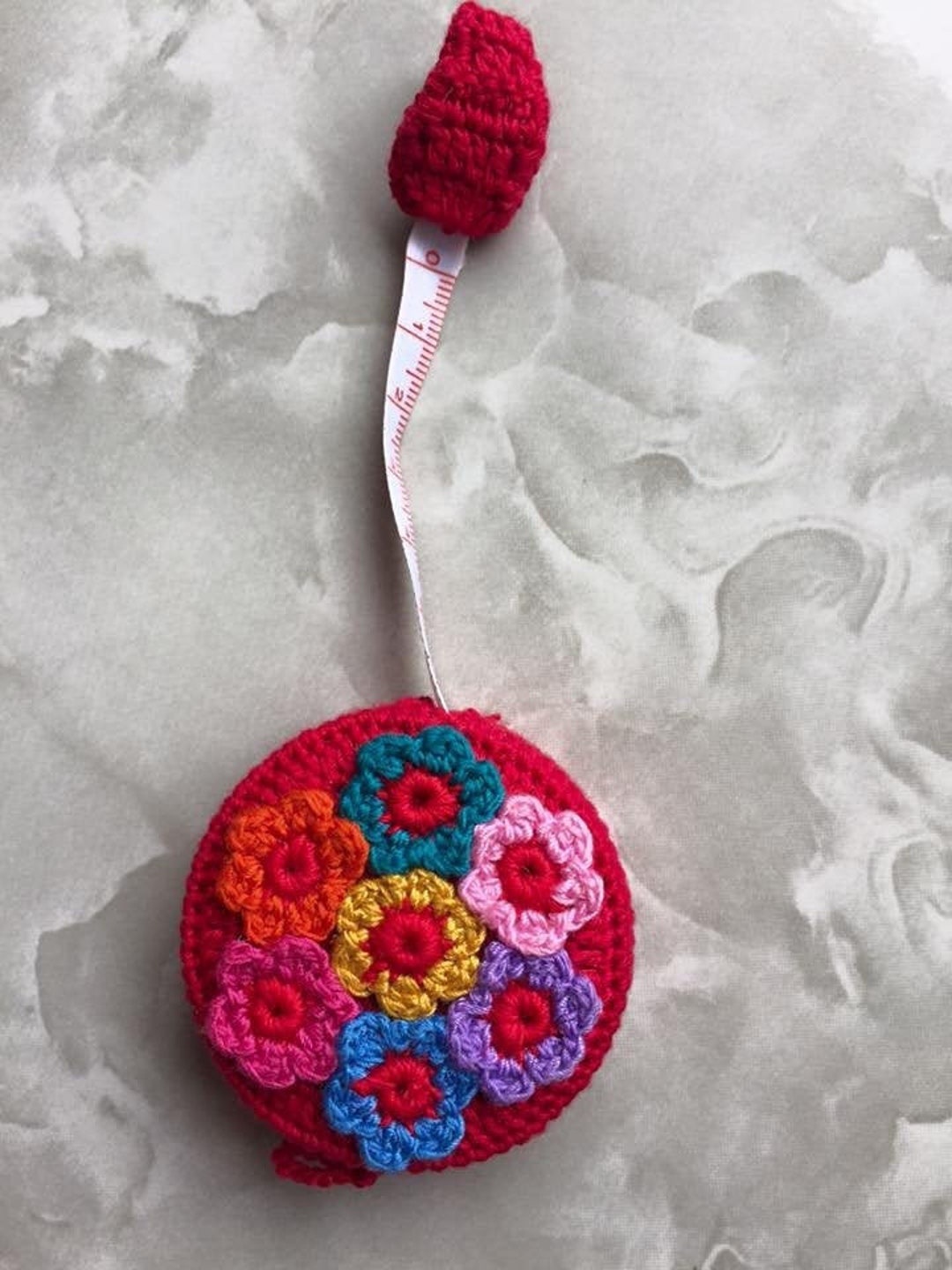 Crochet Turtle Tape Measure, Pure Handmade, Little Gift for Home and ...