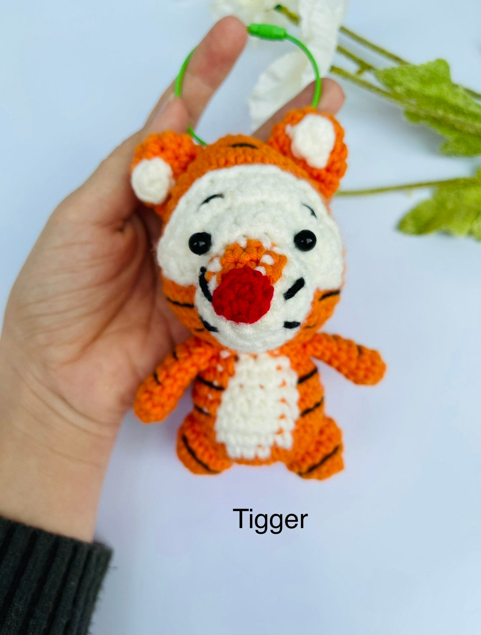 Winnie the Pooh and Friends is 100% Handmade With Pendant Wool Doll ...