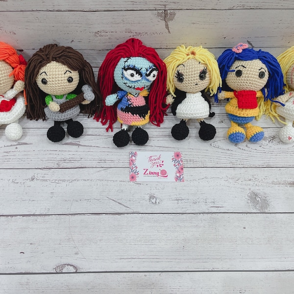 Crocheted Horror Characters - Etsy