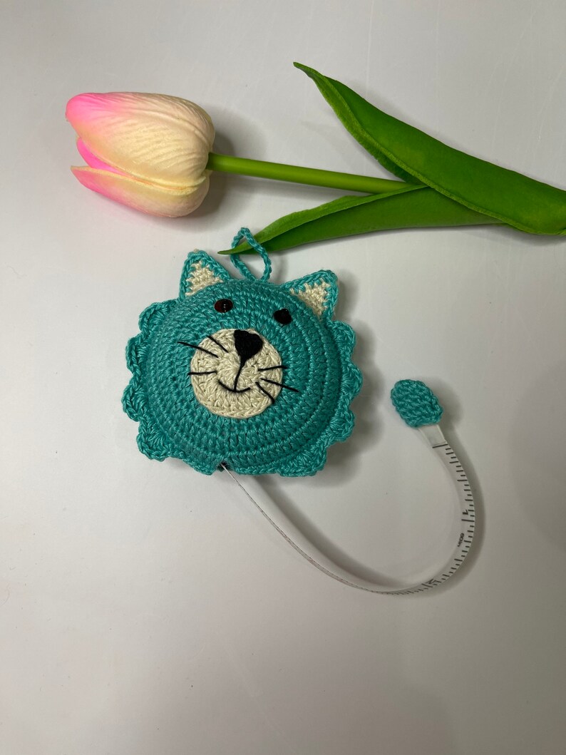 Cat Tape Measure | Hand Knitting Cat | Scroll Ruler | Rulers, Crochet ...