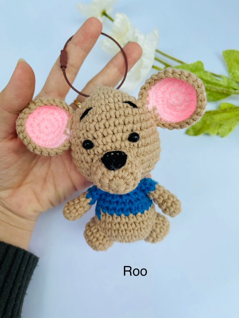 Winnie the Pooh and Friends is 100% Handmade With Pendant Wool Doll ...