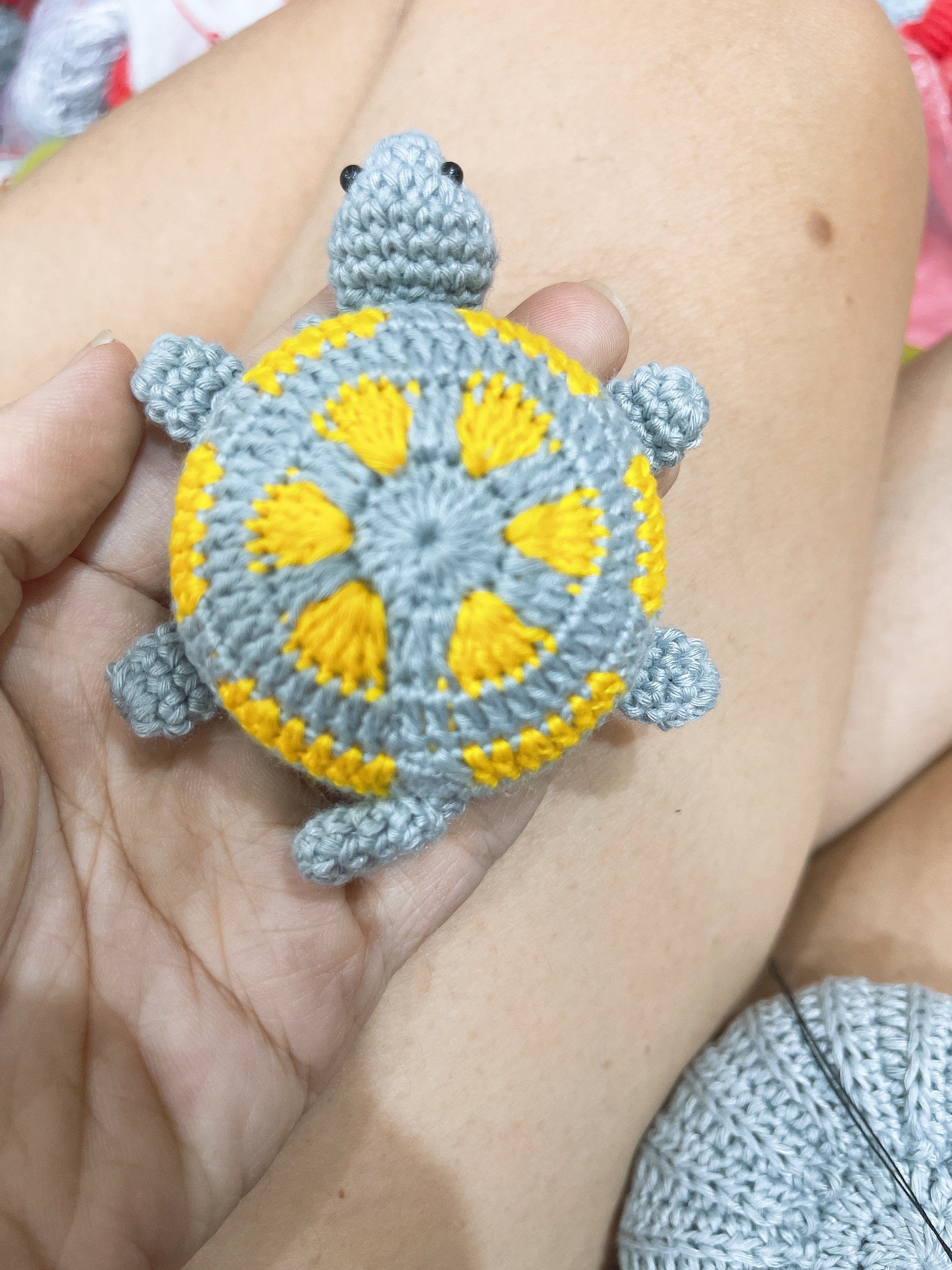 Crochet PATTERN Tape Measure Turtle Keychain/amigurumi /tutorial PDF in ...