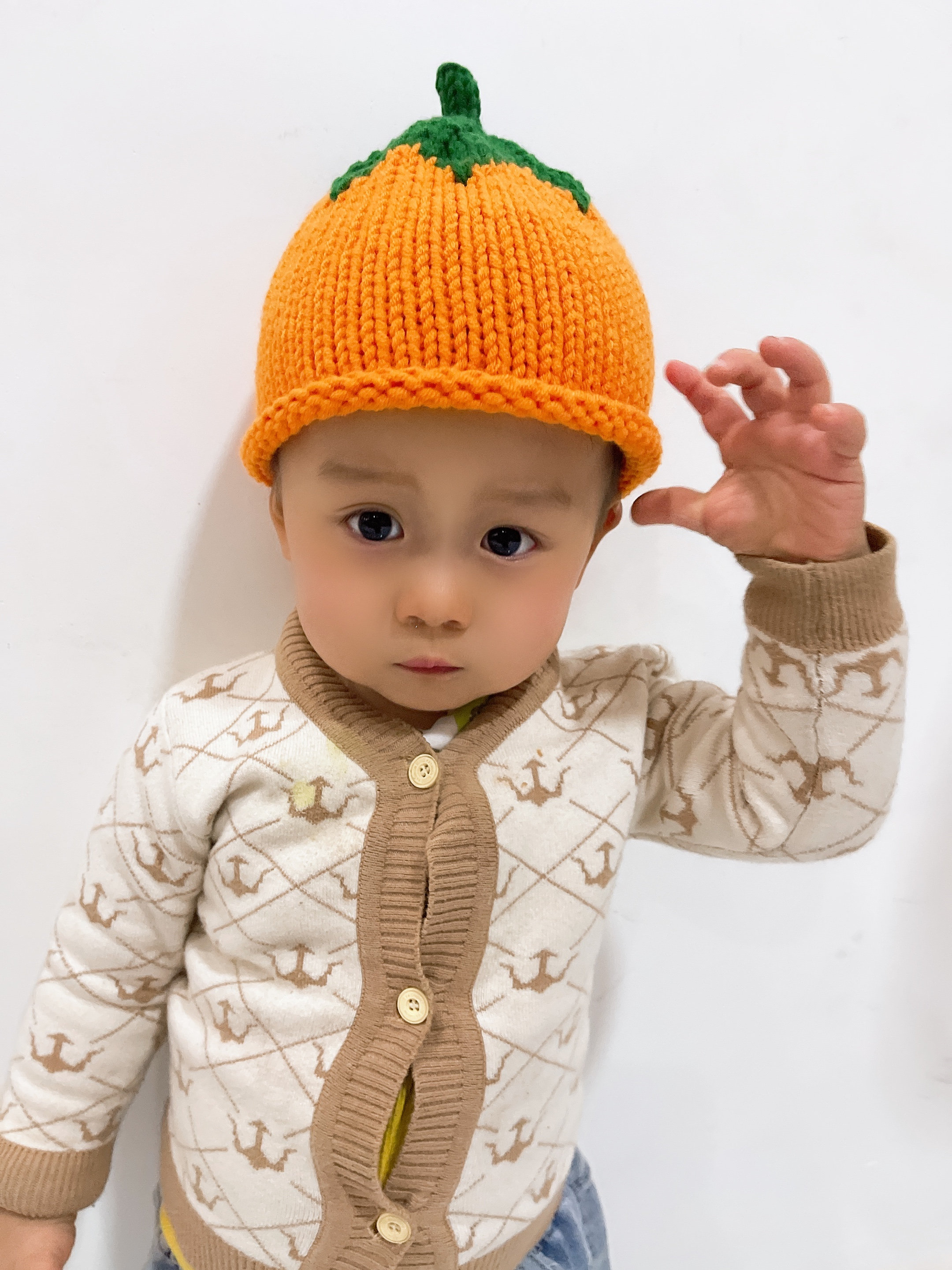 Carrot Top Hat Pumpkin Crochet Toddler Vegetable Hat 1-3 - Etsy