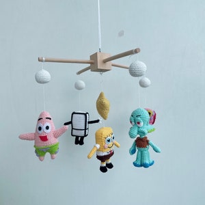 Custom Spongebob Baby Mobile - Etsy
