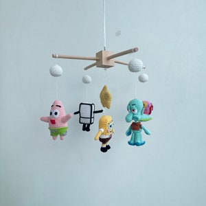 Custom Spongebob Baby Mobile - Etsy