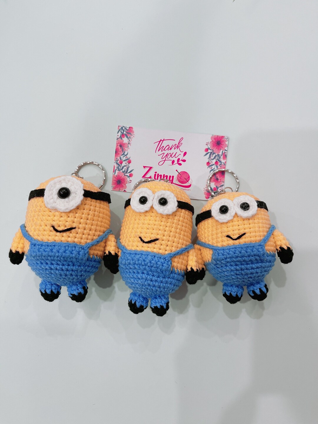 Handmade Minions, Set of 3 Individually Named and Decorated Minions ...