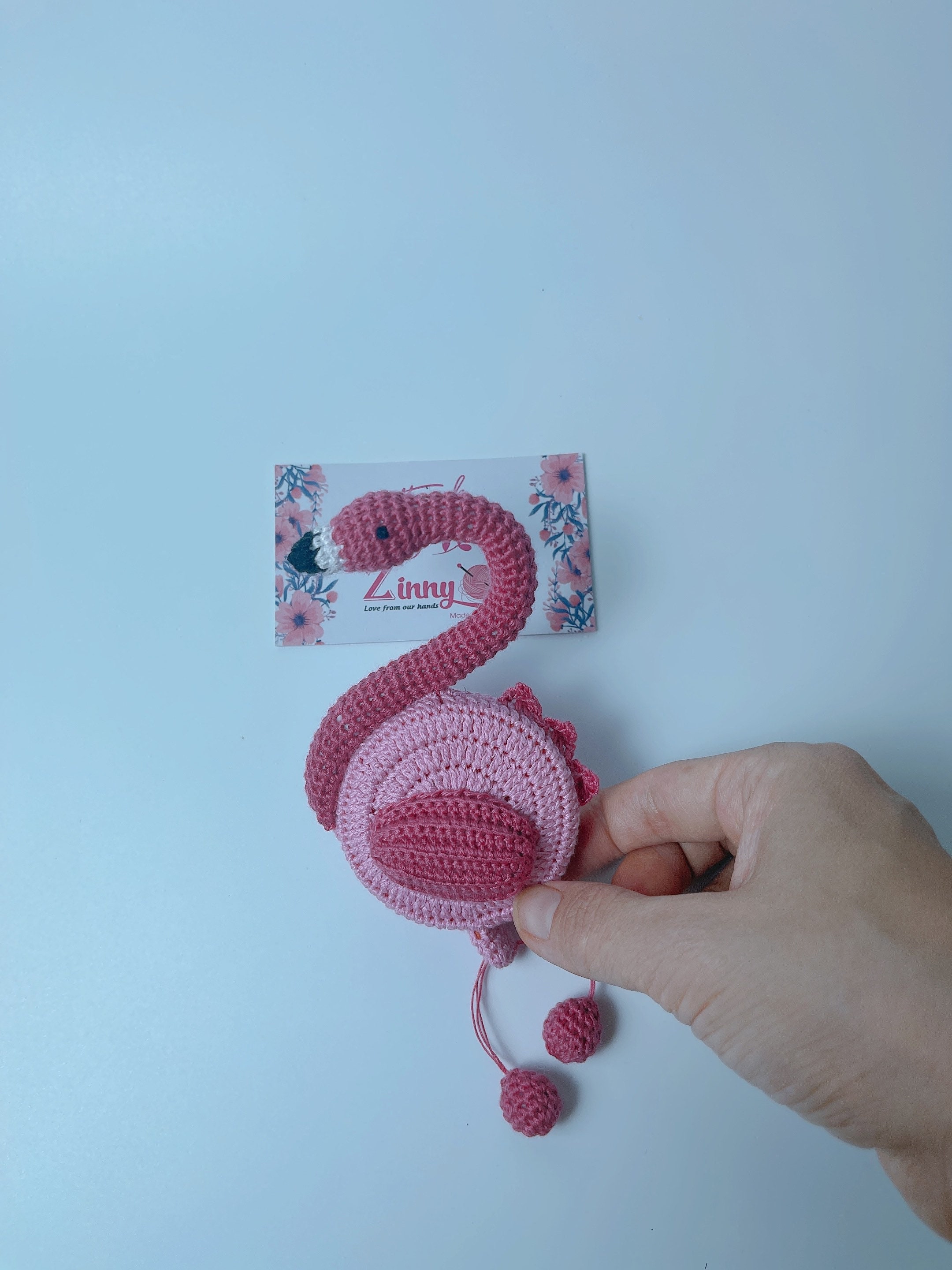 Flamingo Tape Measure Handmade Flamingo Gift for Her Unique - Etsy