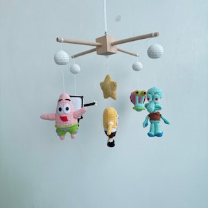 Custom Spongebob Baby Mobile - Etsy